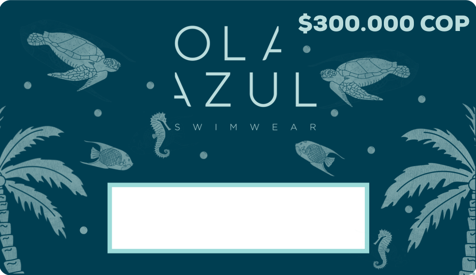 Ola Azul Swimwear | Vestidos de Baño | Gift Card Ola Azul $300.000 COP